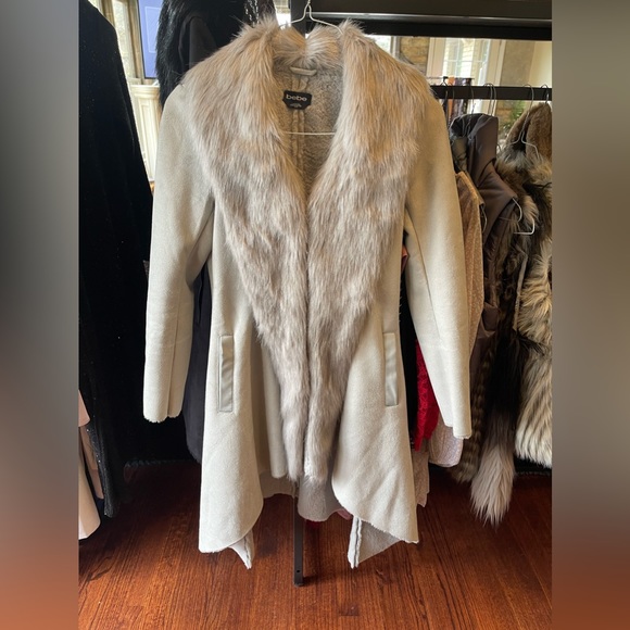 bebe | Jackets & Coats | Bebe Suede Faux Fur Coat | Poshmark